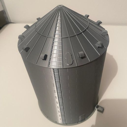 🚜 Grain Bin・ STL File for 3D printing・Cults