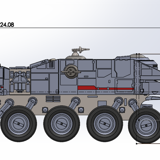 🪖 HAVw A5 Juggernaut / turbo tank full rc 1/18 escale・ STL File for 3D ...