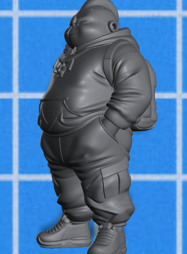 👾 Street Majin Buu・ STL File for 3D printing・Cults