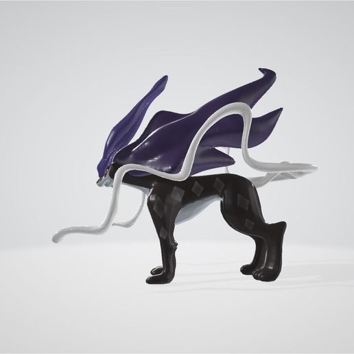 🎲 Shadow Suicune・ OBJ File for 3D printing・Cults