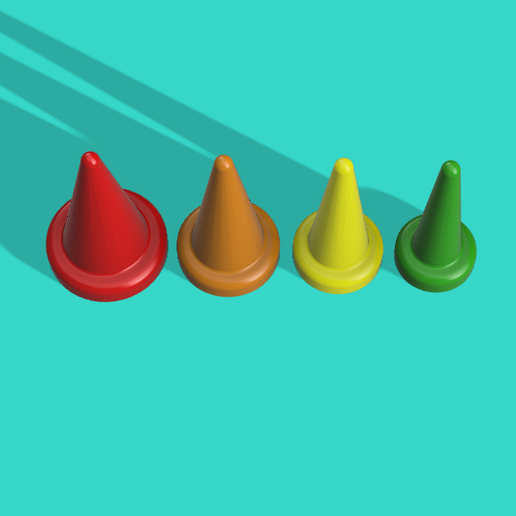 🍑 Stretcher Cones - 4 Sizes 40mm-70mm・Free STL File for ・Cults