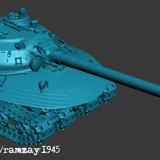 🪖 Object 279 1:100・ 3D File for 3D printing・Cults