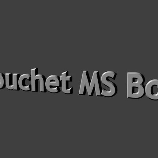 3D file Complete 3D Abcdario from Trebuchet MS-Bold 🚩 ・3D printing ...