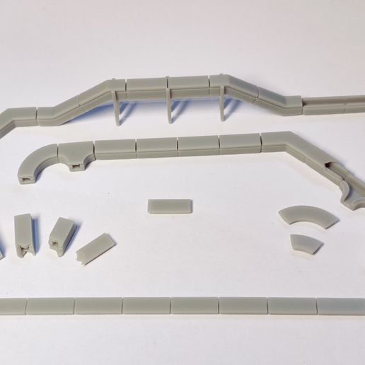 3D file Model Railway Concrete Trunking 🛤️ ・3D printer model to ...