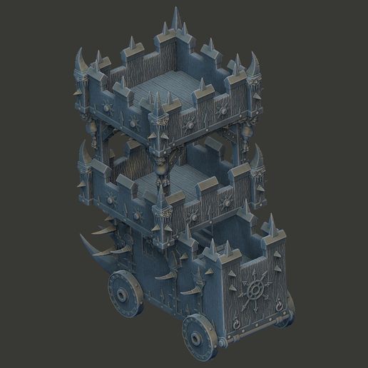 🎲 Chaos Dwarf Juggernaut・ 3D File for 3D printing・Cults