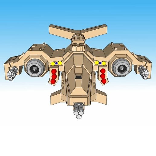 🎲 3mm Imperious HawkStorm Ground Attack Fighter・ STL File for ・Cults