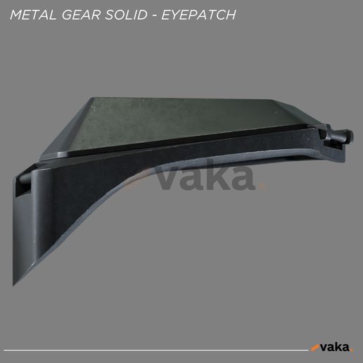 🐍 Solid Snake Eyepatch Metal Gear Solid 3D Print Model File 3D print ...