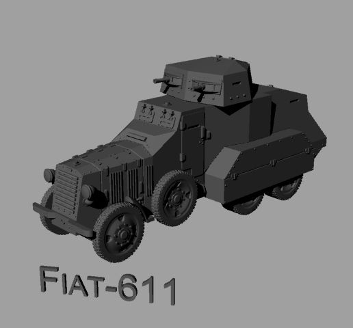 🔩 fiat 611 1/56 28mm・ STL File for 3D printing・Cults