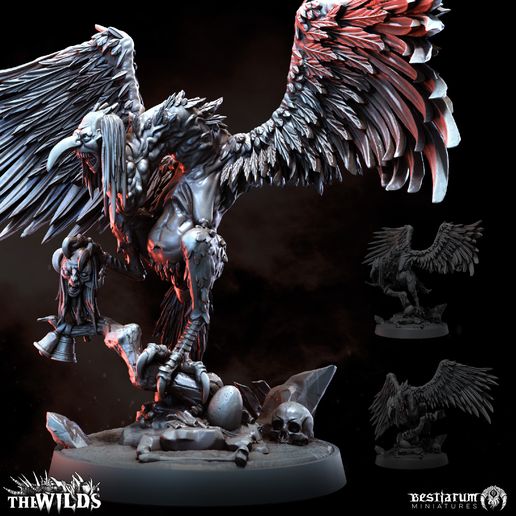 👹 Harpies x 3・ 3D File for 3D printing・Cults