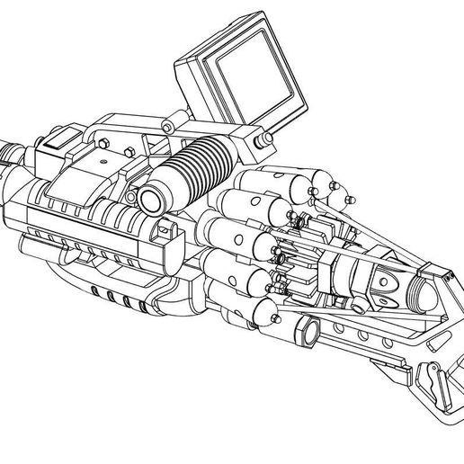 🌩️ Lightning Gun from "The Matrix"・ 3D File for 3D printing・Cults