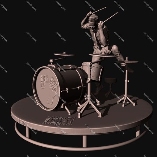 Archivo 3D Tré Cool – 3D Printable Figure 🆒 ・Diseño para descargar y ...