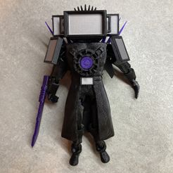 3D print SKIBIDI TOILET - MEGA TITAN TVMAN UPGRADED • made with Bambu ...