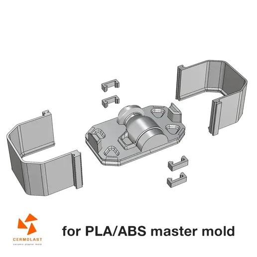 👽 ceramic plaster mold for 105 cc cup・ STL File for 3D printing・Cults