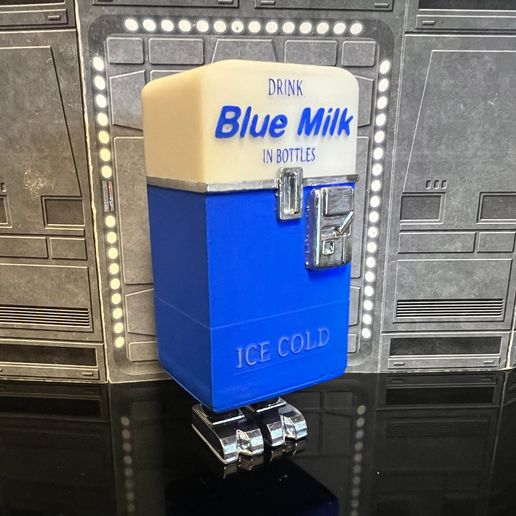 ⭐ STAR WARS VINTAGE BLUE MILK VENDING MACHINE GONK DROID, CUSTOM ...