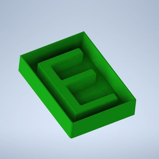 STL file E letter 👽 ・3D printer design to download・Cults
