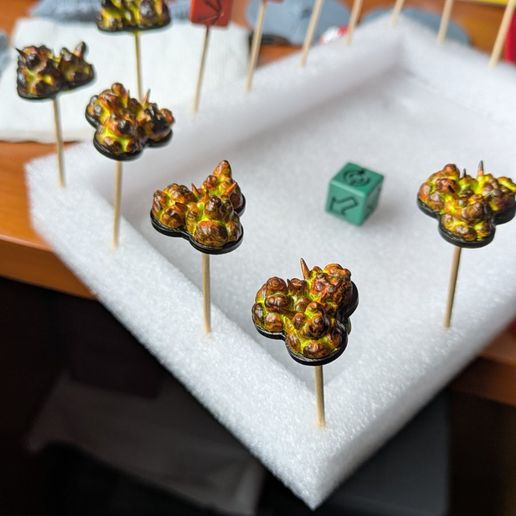 💥 3D Blast Marker - Explosion・ 3D File for 3D printing・Cults