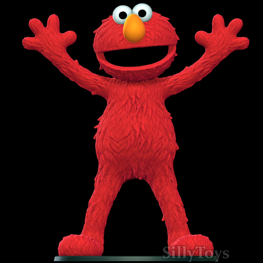 ️‍🔥 Elmo - Sesame street・ 3D File for 3D printing・Cults