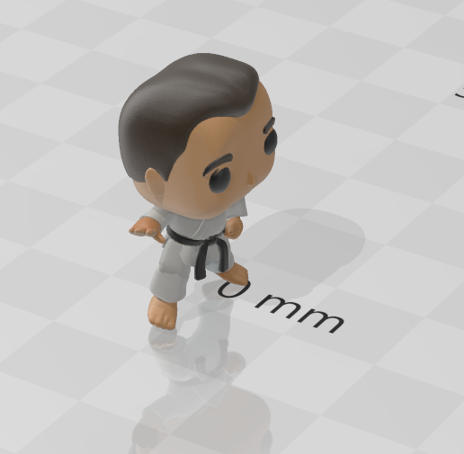 🥋 funko pop karate man cute cool chibi figurine statue model・Archivo ...