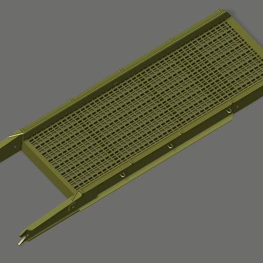 🌉 1/35 scale Treadway Bridge Section・Free STL File for ・Cults