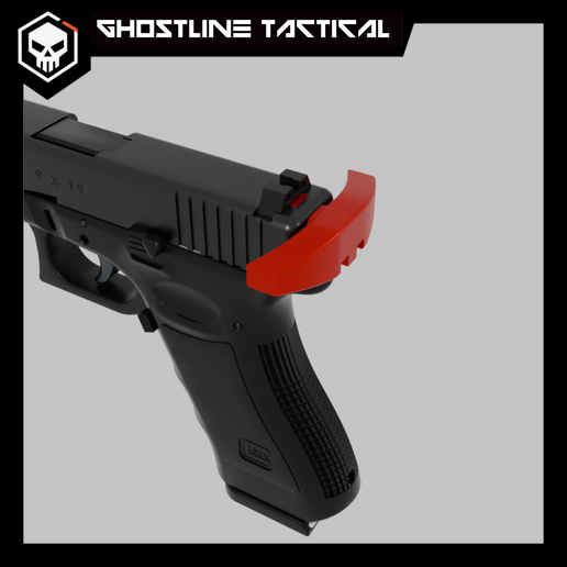 🔫 Airsoft Glock 17 / 18C Slide Rack Puller Back Plate (Gen 3–5 ...