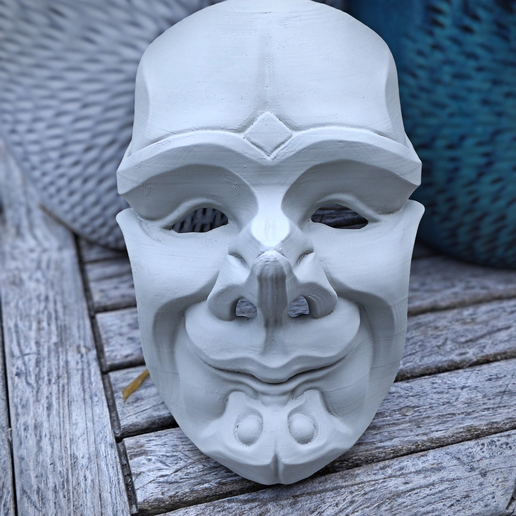 🎭 Theater Mask - The innocent・Free STL File for 3D printing・Cults