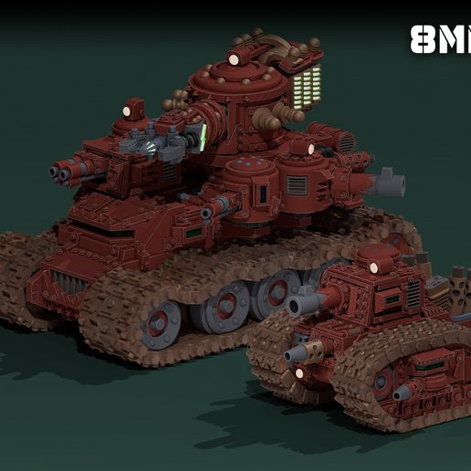 🎲 8MM ORGZ TANKS・ 3D File for 3D printing・Cults