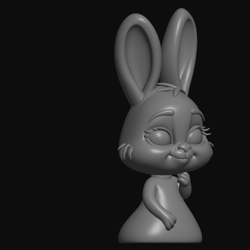 🐇 rabbit bust・ STL File for 3D printing・Cults
