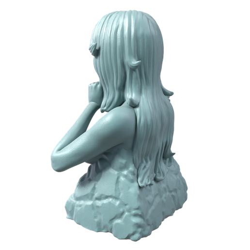 👤 FIGURE BUST SCULPTURE "SHHH" 01・ STL File for 3D printing・Cults