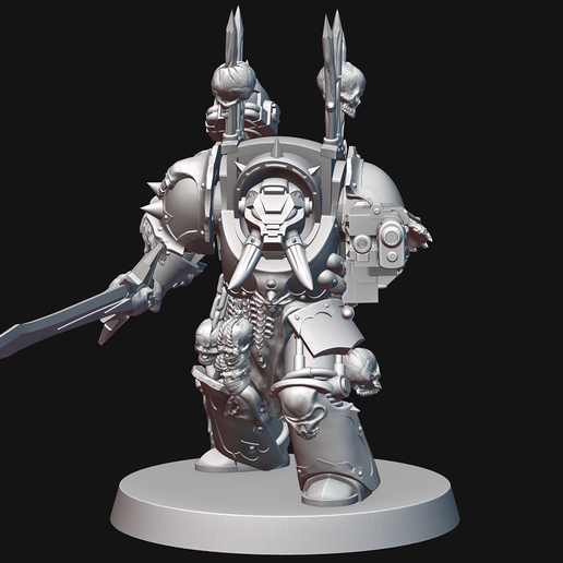 Archivo 3D Chaos Terminator #4 modular 3D printable 🛰 ・Diseño para ...