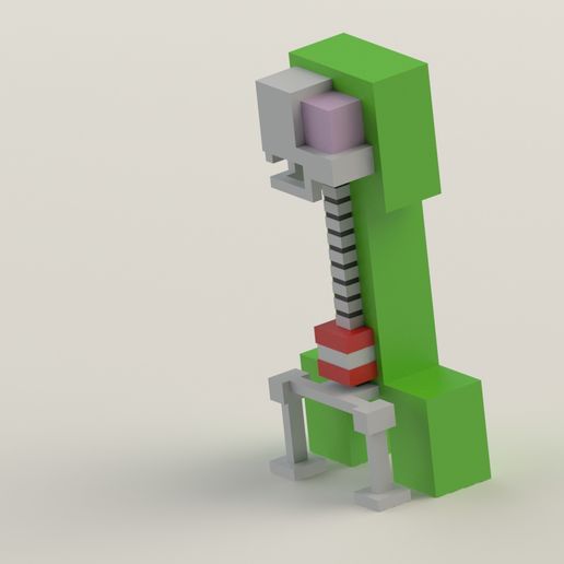 🎮 Creeper Anatomy・ STL File for ・Cults