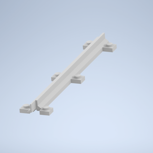 🚆 Lego Compatible Single Railroad Track・Free STL File for ・Cults