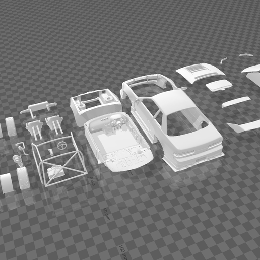 🚗 Nissan S13 Full-Kit・ STL File for 3D printing・Cults