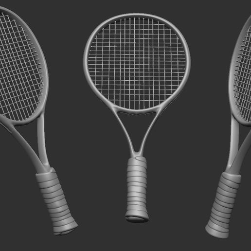 Free STL file Tennis racket 🎾 ・3D printer model to download・Cults