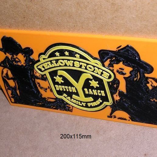 STL file Yellowstone rancho vaqueros, caballos, rodeo, serie ...