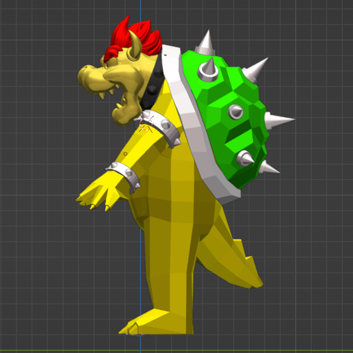 🐢 Bowser Head for Cosplays + Pepakura Body Files・ STL File for ・Cults