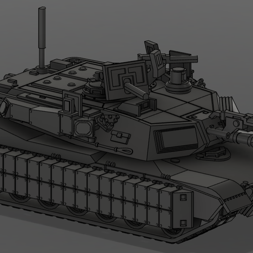 🪖 M1A2 Abrams SEP V4 TUSK I + II・Free STL File for 3D printing・Cults