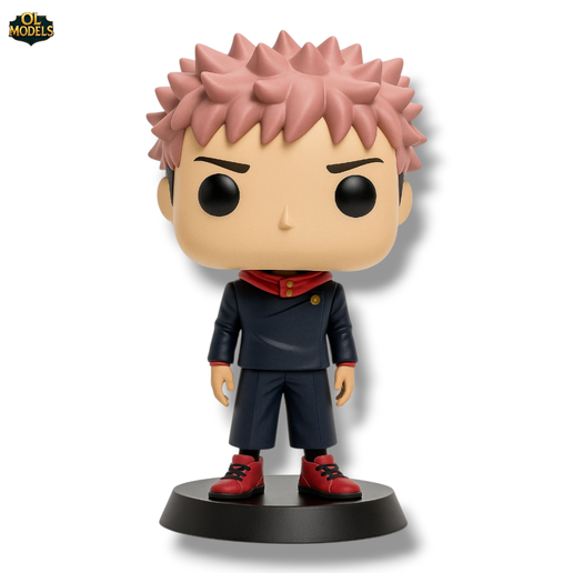 👾 Yuji Itadori Chibi Figure Jujutsu Kaisen 3D Model・ STL File for 3D ...