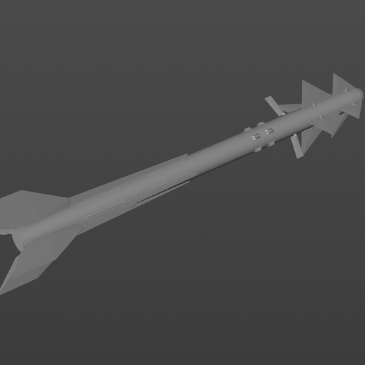 🗺️ Israel's "Python" 4 air-to-air missile 3D model material・ STL File ...