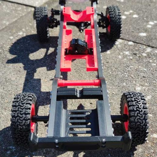 🛠️ Frame 1:10 RC Scaler Crawler Truck 340 mm Wheelbase・ STL File for 3D ...