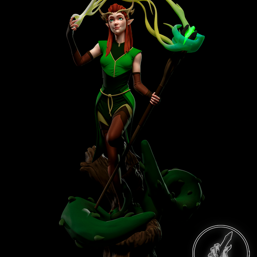 🎨 Keyleth・ STL File for ・Cults