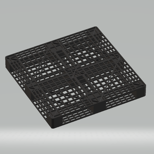 STL file Pallet plastic ver2 1/64 👾 ・Model to download and 3D print・Cults