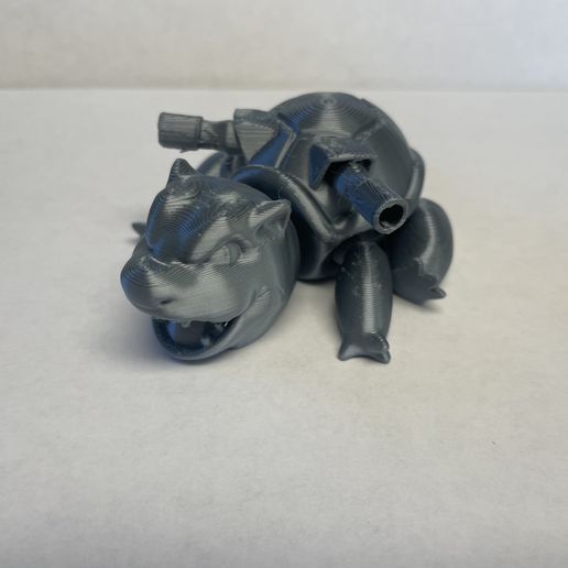 🐉 Print in Place Blastoise (Articulating)・ STL File for ・Cults