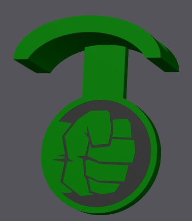 🪝 Hulk - Disney Minnie Ears Display Hook・ STL File for 3D printing・Cults