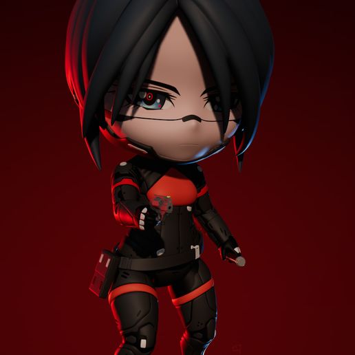 🆓 Elster - Signalis Nendoroid Fanart・Free STL File for 3D printing・Cults