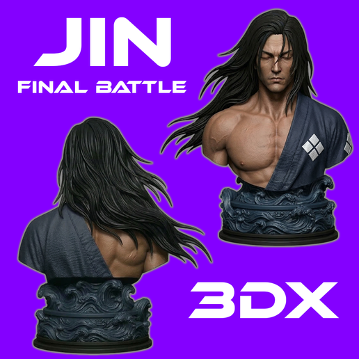 🗡️ JIN - Samurai Champloo - Final Battle Version - Buste / Statue Haute ...