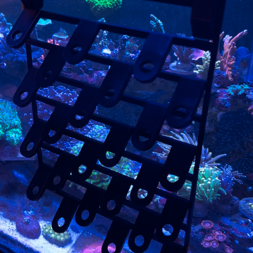 🪸 Vertical frag rack for reef tanks・ STL File for 3D printing・Cults