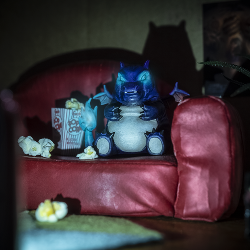 🐉 Chonky Dragon / Fat Charizard・ 3D File for ・Cults