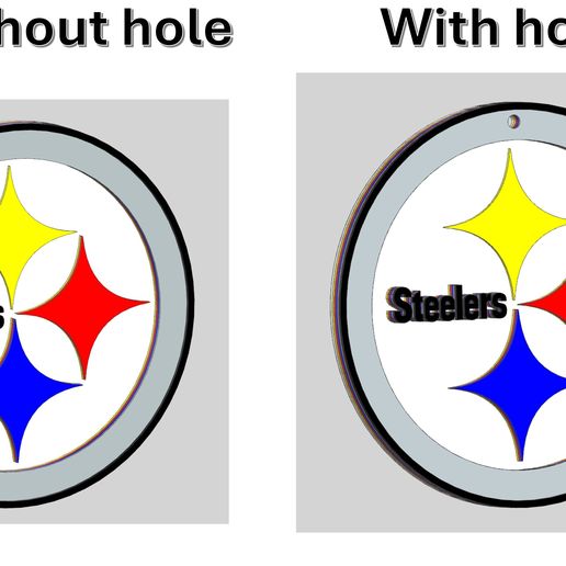 🎨 Pittsburgh Steelers. in layers to be able to print in colors・ STL ...