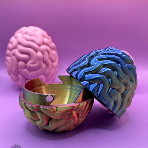 🧠 Easter Brain Egg・ STL File for 3D printing・Cults