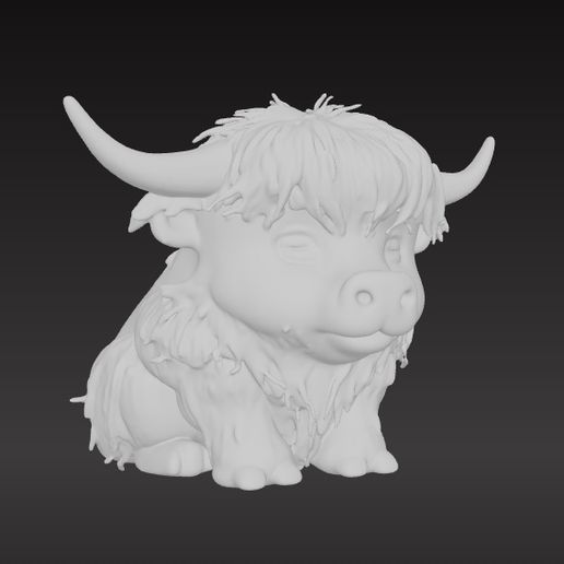 STL file Bull 🐂 ・3D printable design to download・Cults